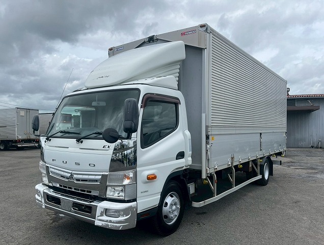 H27 三菱ふそう キャンターEX アルミウイング ワイド 超超ロング 6200 パブコ ラッシング 175馬力 5速MT 4t 8t 小型 中型 バン 箱車 | 中古トラック 販売 買取 ...