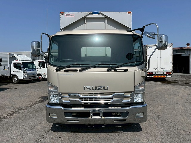 H28 いすゞ フォワード アルミウイング 格納式パワーゲート 後輪エアサス 6200 フルワイド 240馬力 6速MT フルキャブ ベッド付 4t 8t 中型 バン 箱車 | 中古トラック ...