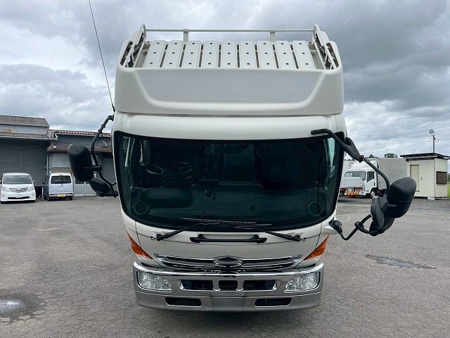 H27 日野 レンジャー 平ボディ フルキャブ ベッド付き 6200 標準幅 3.8トン積載 210馬力 6速MT 4t 8t 中型 キャブオーバー | 中古トラック 販売 買取 バディトラック