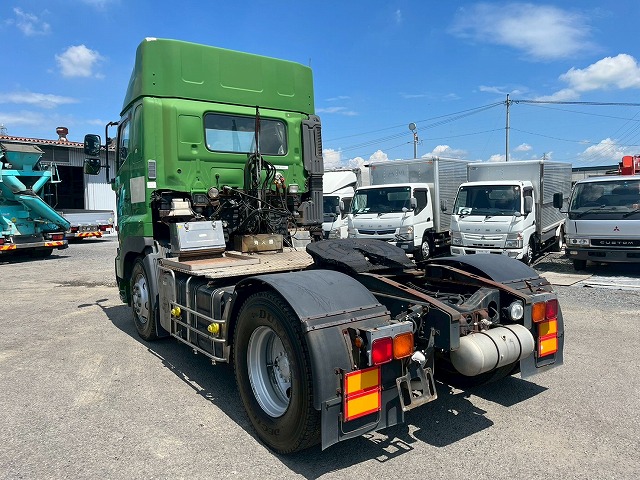 H17 日野 プロフィア トラクターヘッド ハイルーフ 後輪エアサス E13C 450馬力 7速MT KS- スス焼き不要 DPD無し シングルヘッド 1デフ 9.5t 40t 大型 牽引 ...