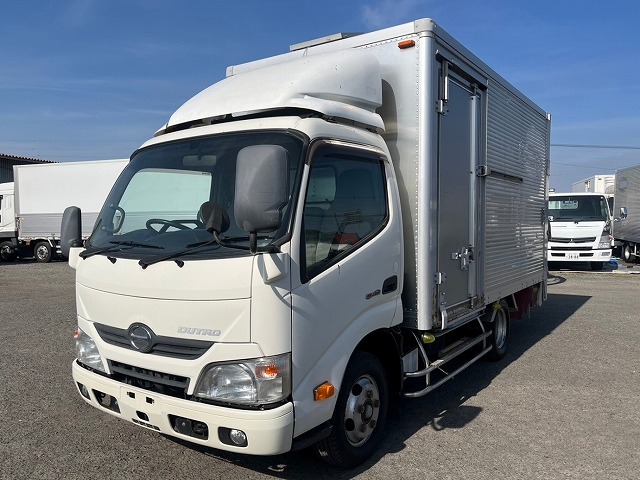 H26 日野 デュトロ アルミバン 垂直式パワーゲート 標準幅 セミロング 左サイド扉 スライドドア 5速MT車 日本フルハーフ 2t 6t 小型 ドライバン 箱車 | 中古トラック 販売 ...